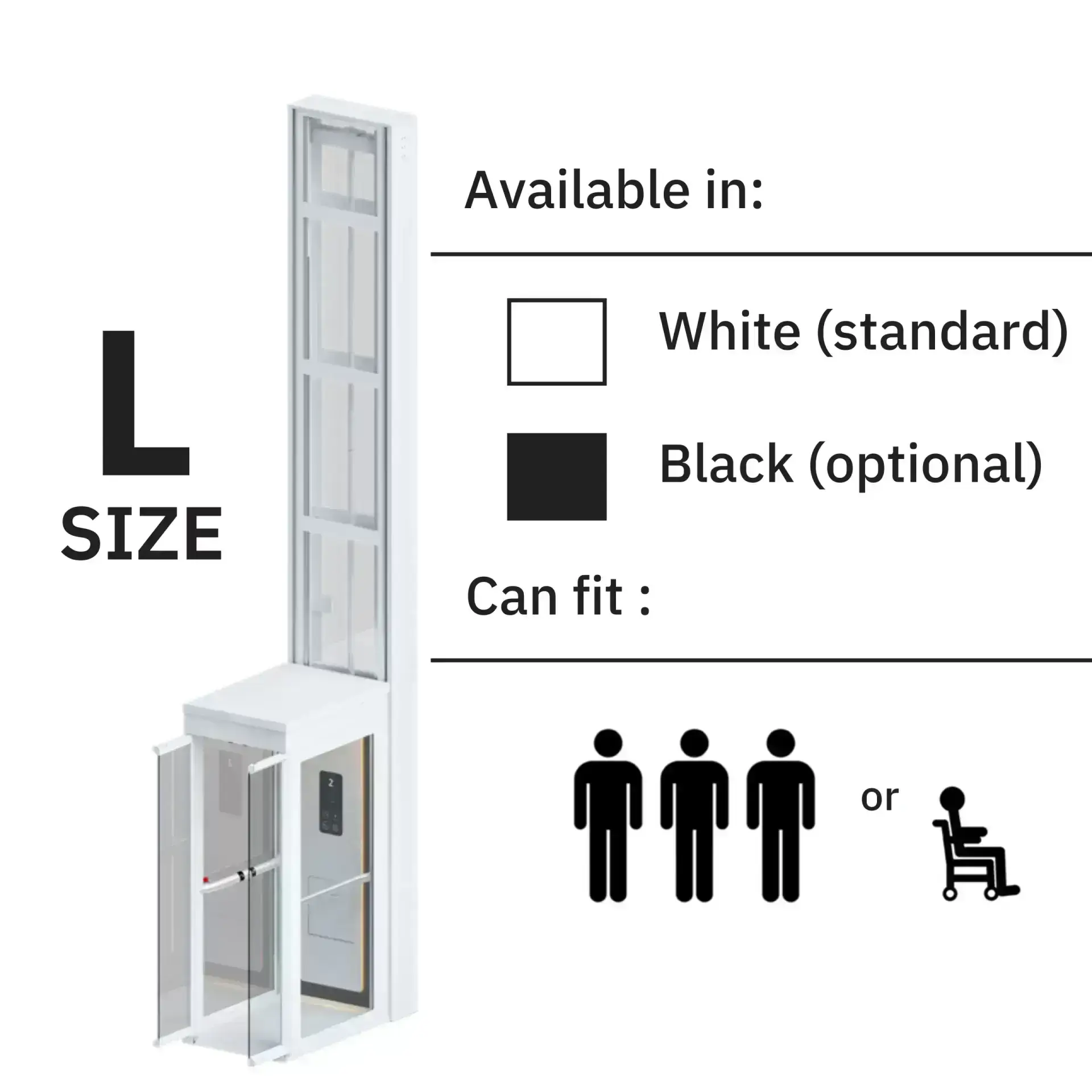 ลิฟท์ Ascenda Lift ขนาดใหญ่ (L) - Ascenda Lift | ลิฟท์บ้าน ระบบสกรู ...